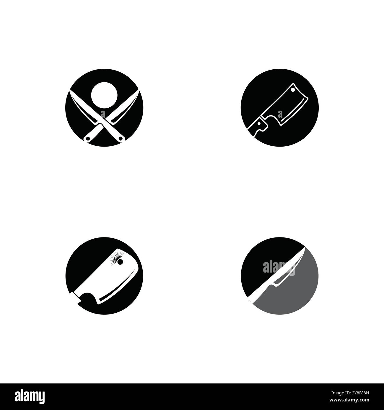 Kitchen icon cooking tools vector flat design Stock Vector Image & Art ...