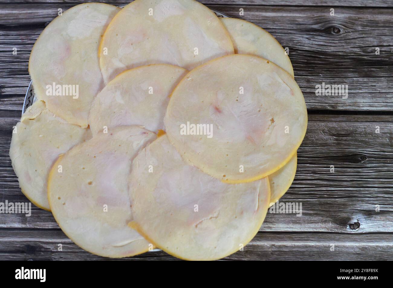 Chicken slices Lunch meats, cold cuts, luncheon cooked sliced cold ...