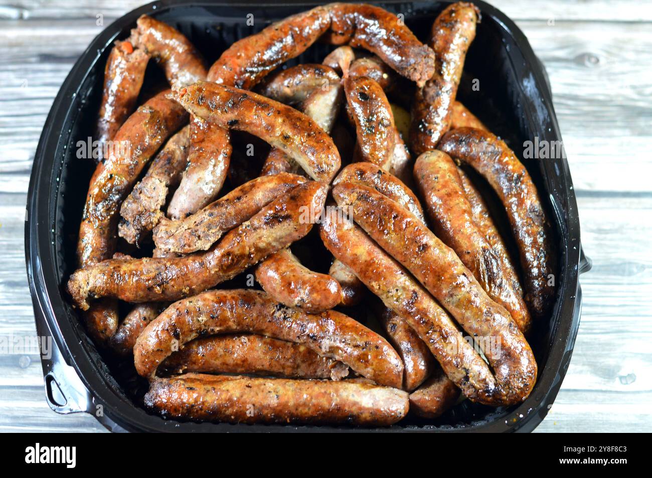 Grilled Middle Eastern beef sausage, Egyptian sausages, it is a dry ...