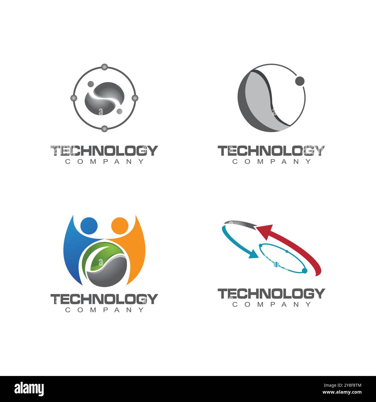 Technology logo template vector illustration Stock Vector Image & Art ...