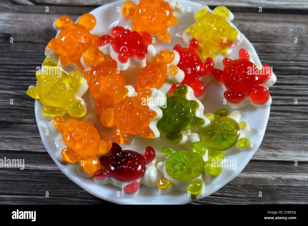 gummy candies shaped like turtles, soft and chewy with a variety of ...