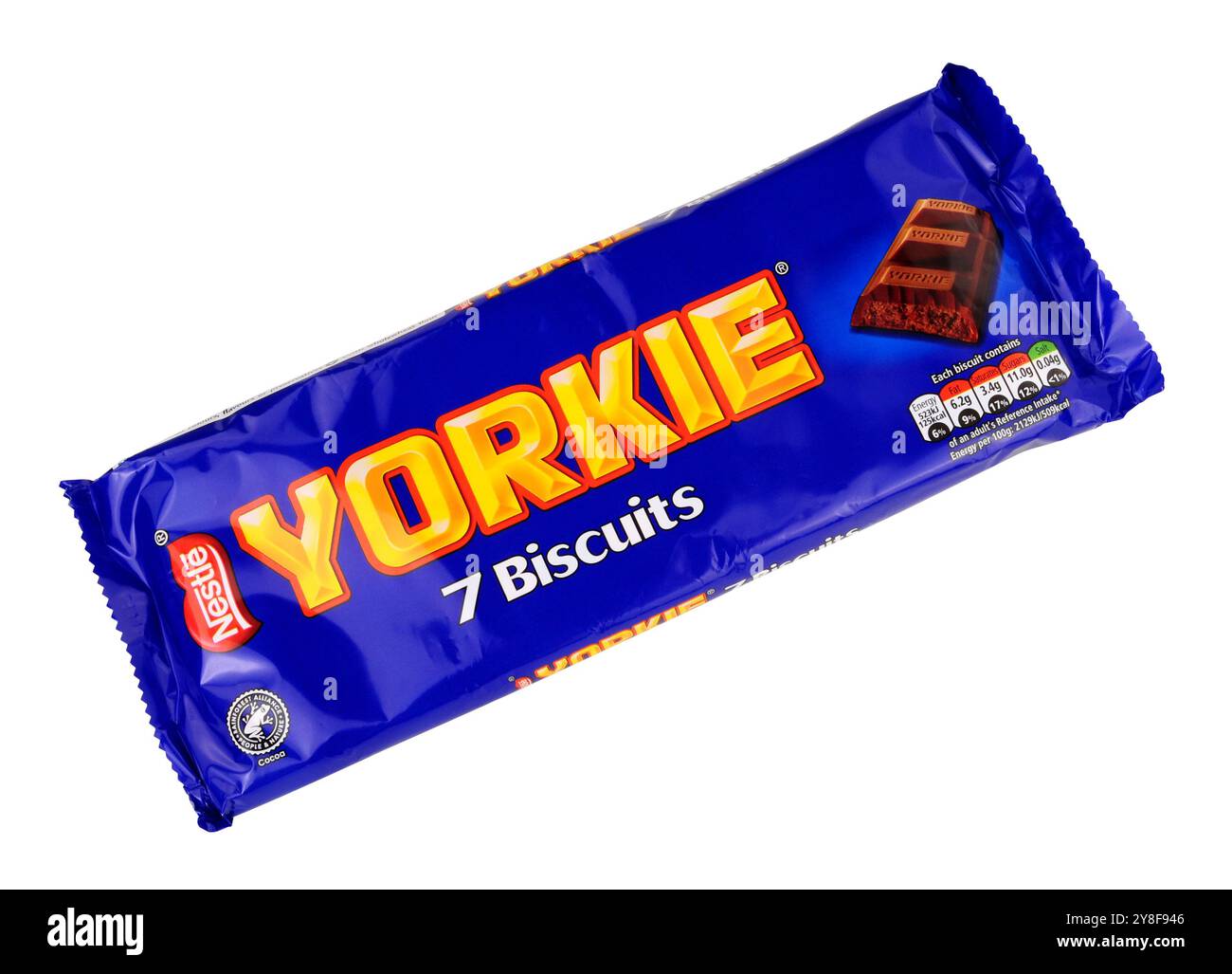 Yorkie milk chocolate covered biscuits multipack containing seven 24.5g ...