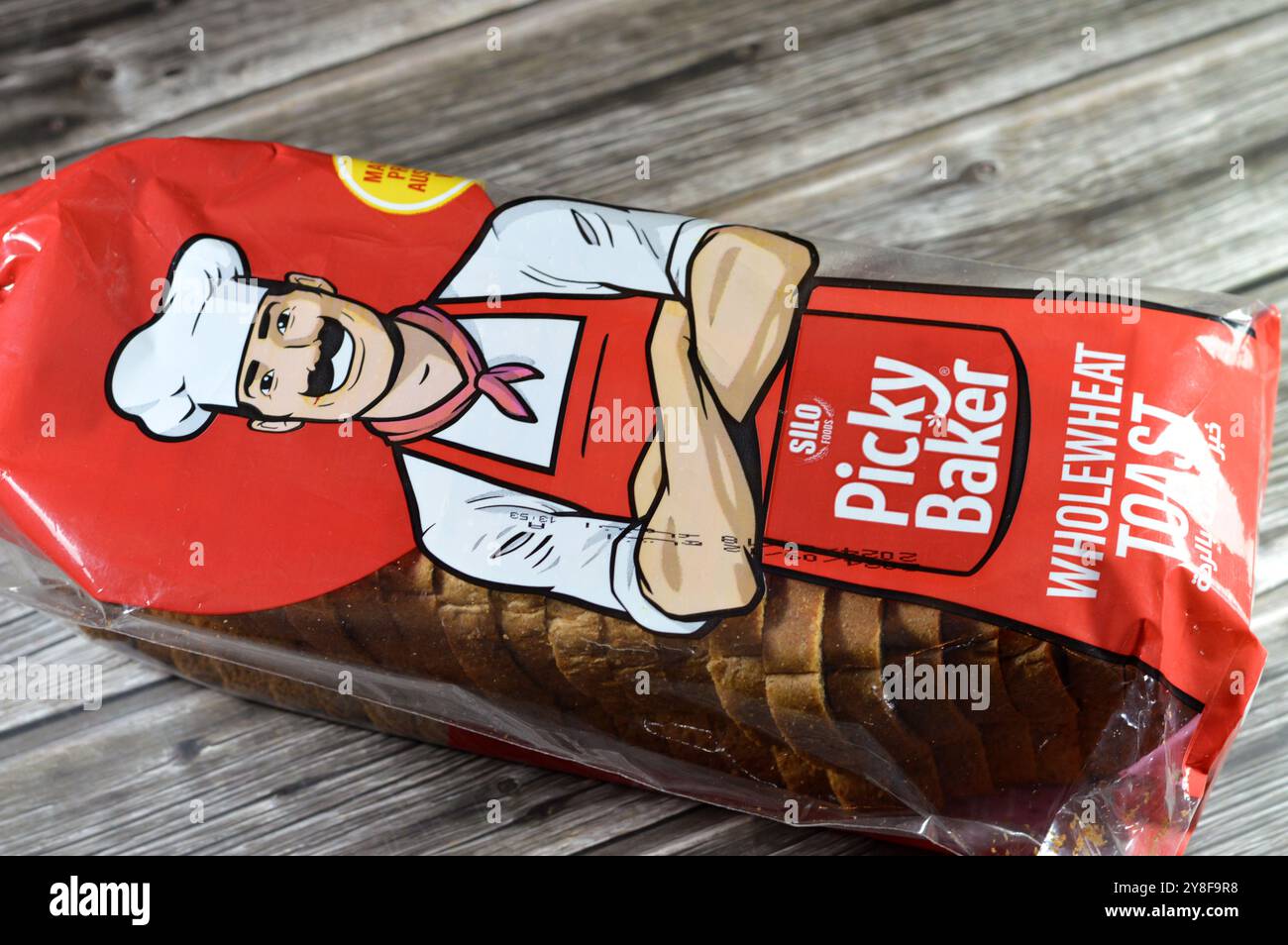 Cairo, Egypt, September 14 2024: Picky Baker whole wheat toast, whole ...