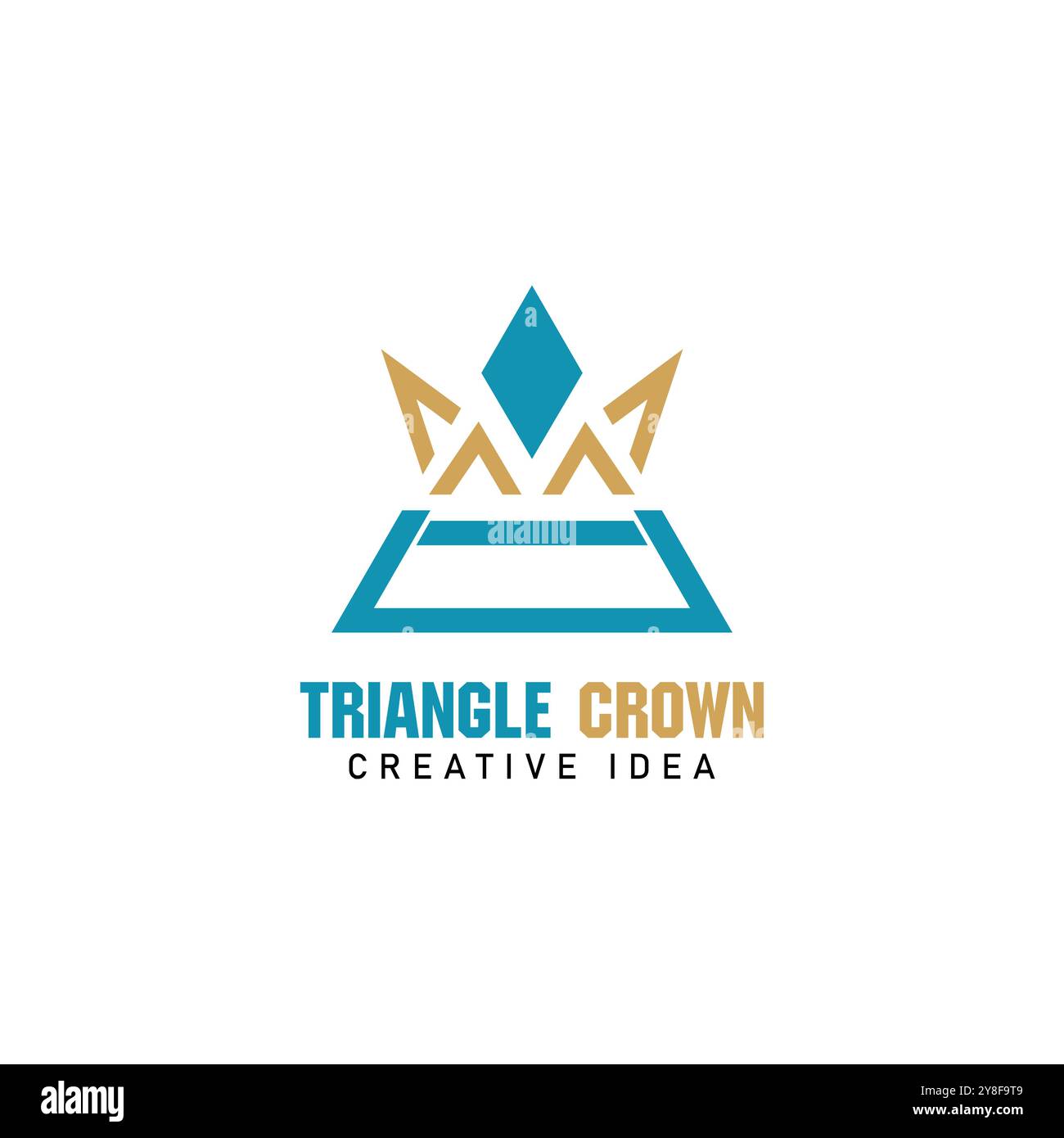 Royal King Queen Crown Elegant Luxury logo design Stock Vector Image ...