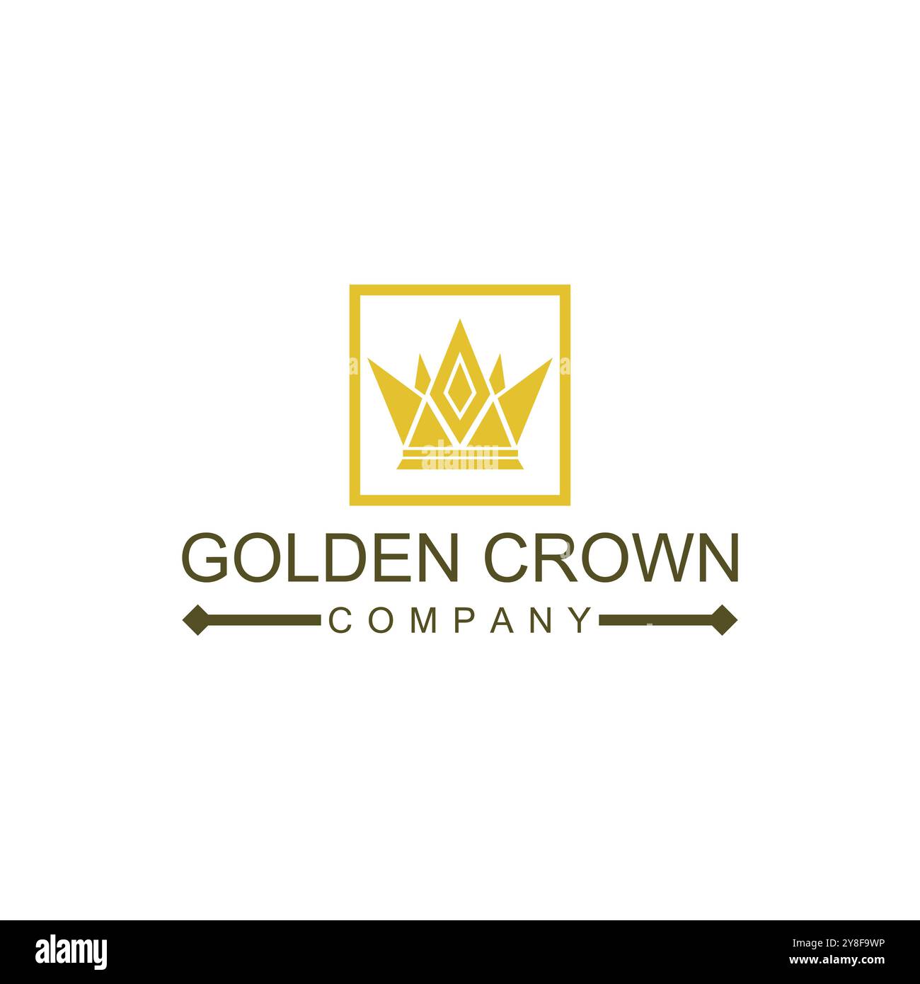 Royal King Queen Crown Elegant Luxury logo design Stock Vector Image ...