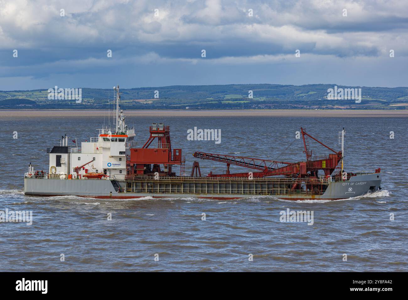 Hopper dredger City Of Cardiff heading for Avonmouth to underload her ...
