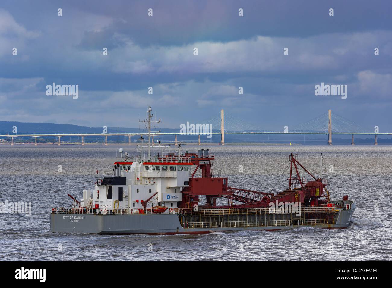 Hopper dredger City Of Cardiff heading for Avonmouth to underload her ...