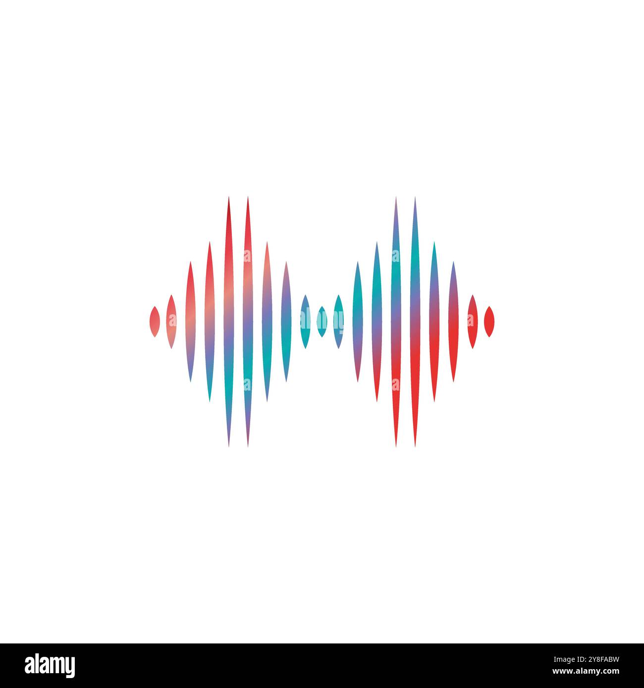 Sound waves vector illustration design template Stock Vector Image ...