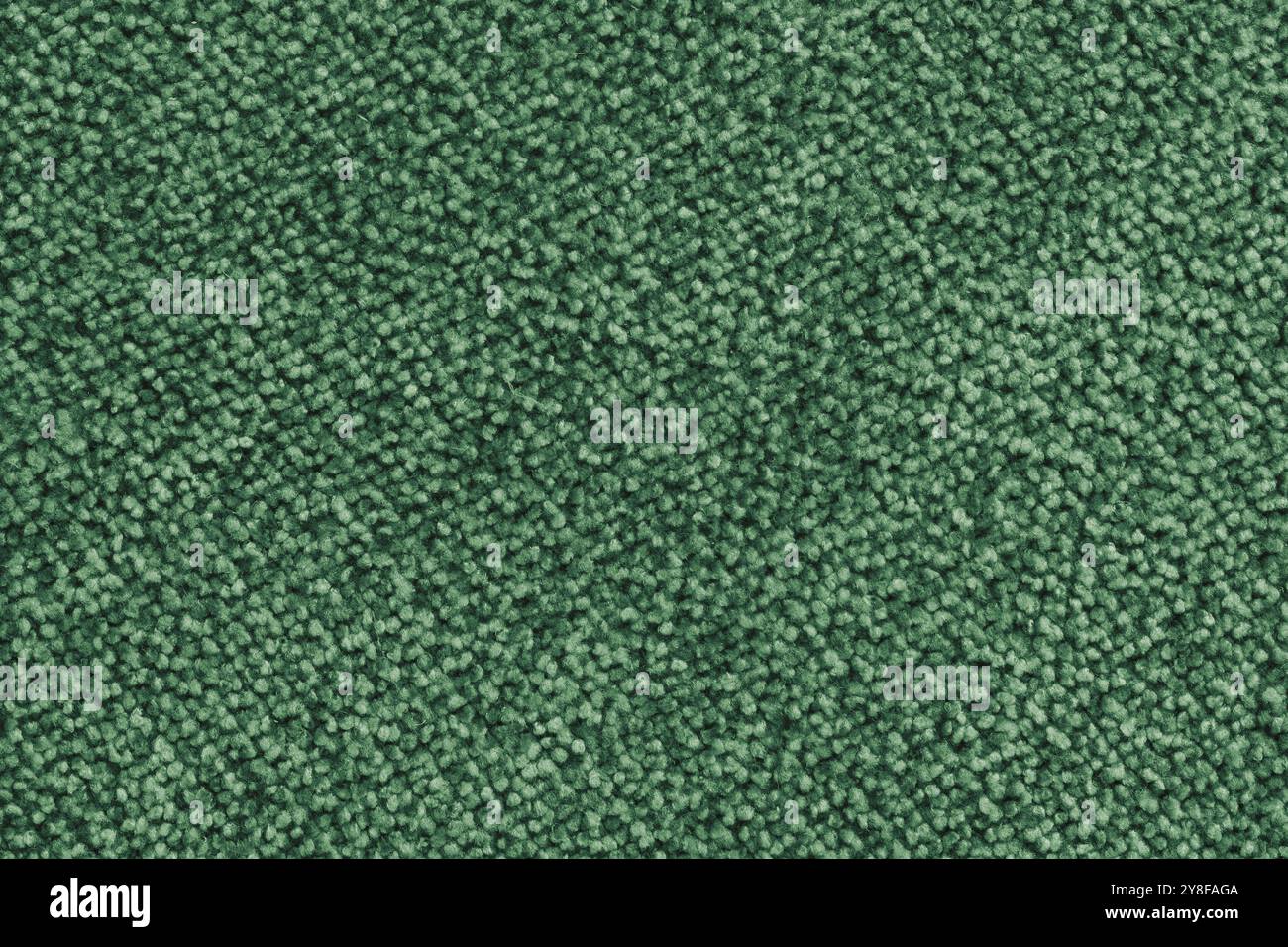 Plain green colored fabric detail texture. Structure of carpet ...