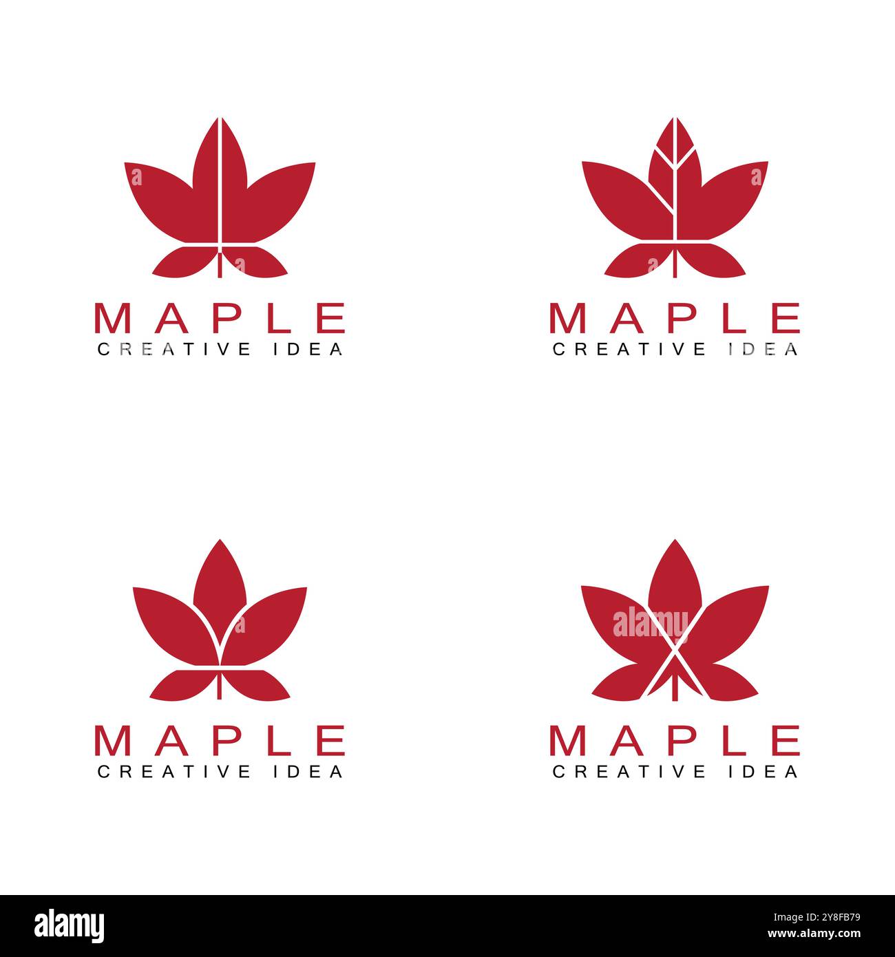 Maple leaf vector illustration design template Stock Vector Image & Art ...
