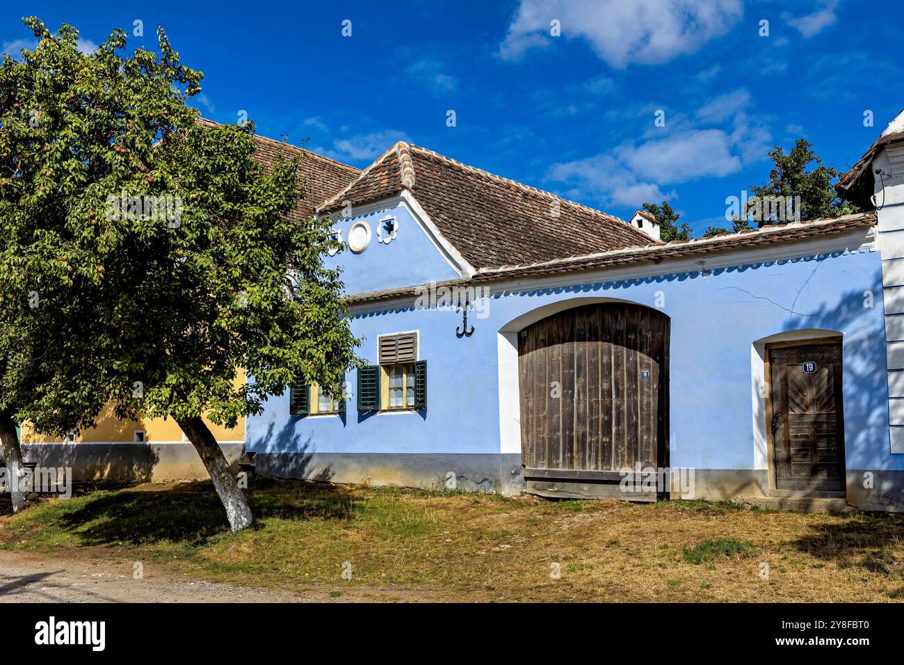 The Transylvanian Saxon Farms in Viscri Stock Photo - Alamy