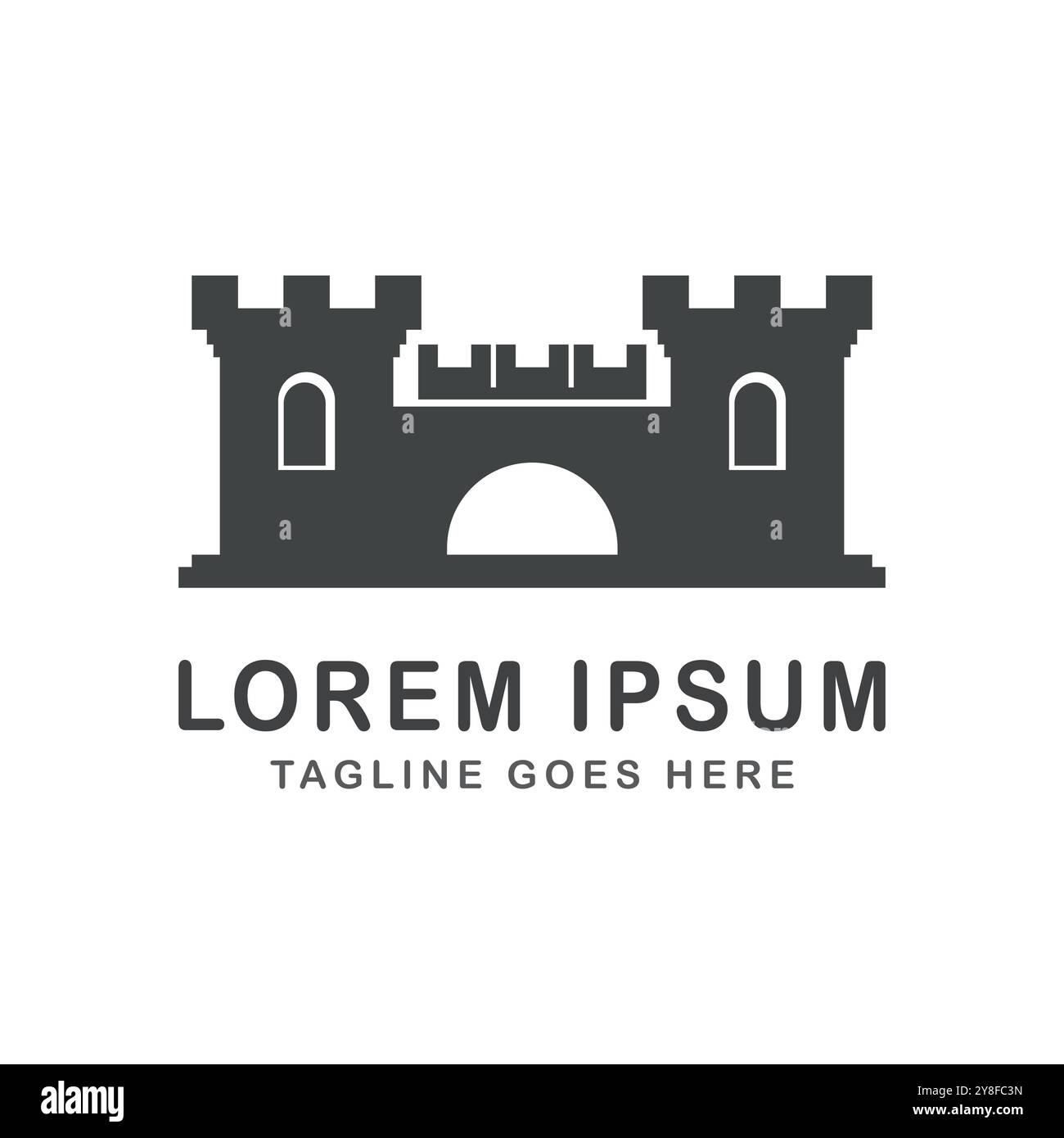 castle logo vector symbol Stock Vector Image & Art - Alamy