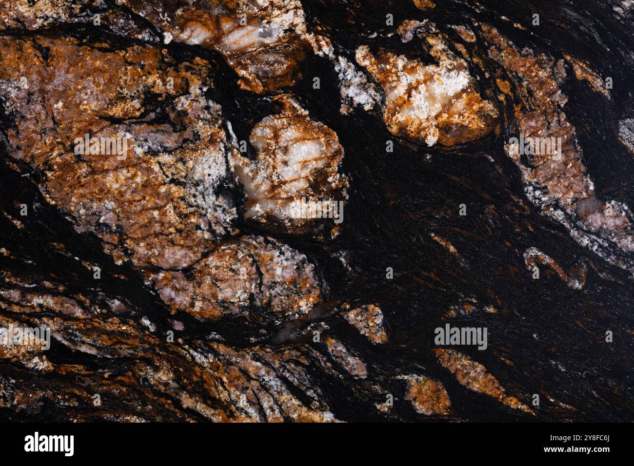 Black Magma granite texture, background in dark color for stylish ...