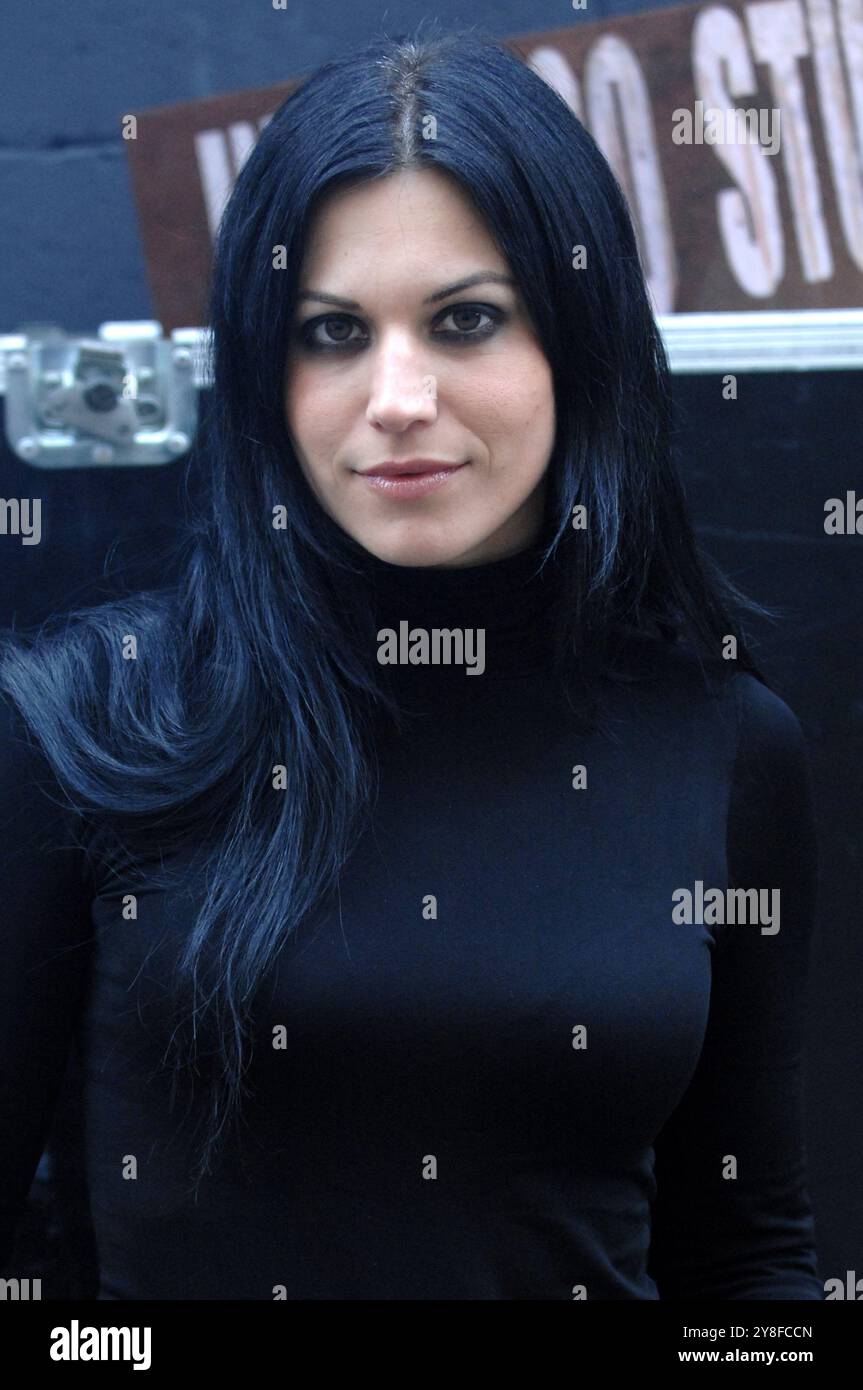 Milan Italy 15/03/2008: Cristina Scabbia, singer of the Lacuna Coil ...