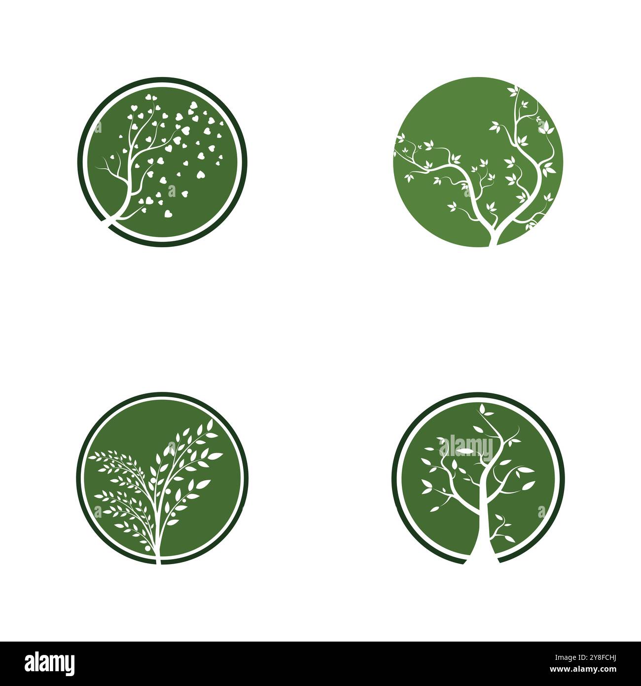 branch tree vector illustration summer clipart autumn clipart nature ...