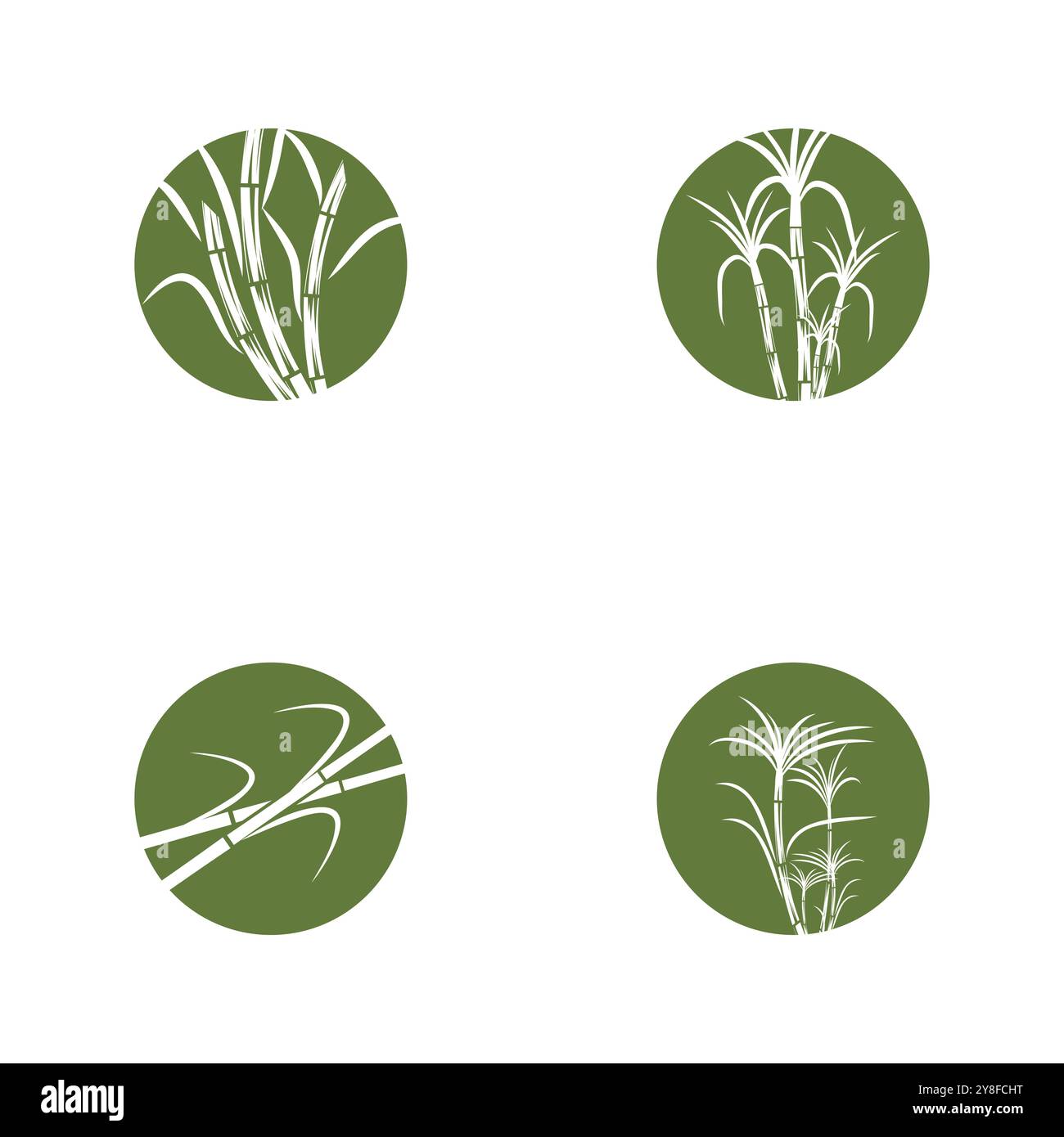 Sugar cane Logo Template vector symbol nature Stock Vector Image & Art ...