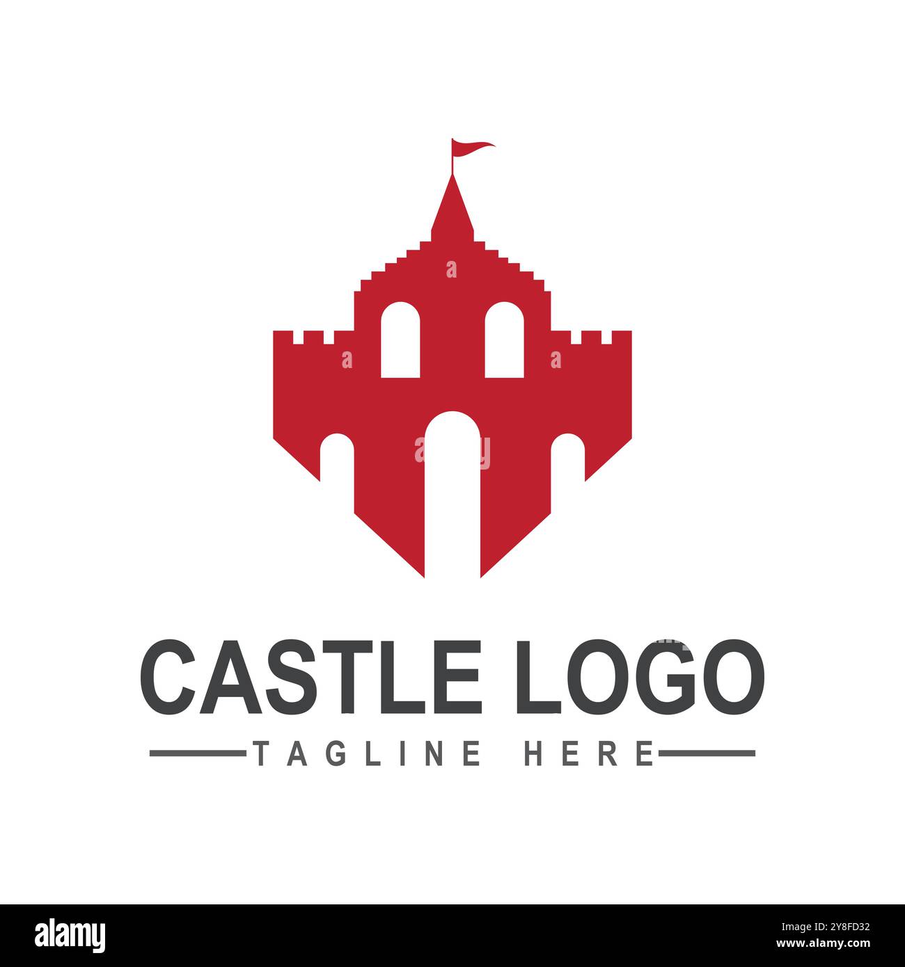 castle logo vector symbol Stock Vector Image & Art - Alamy