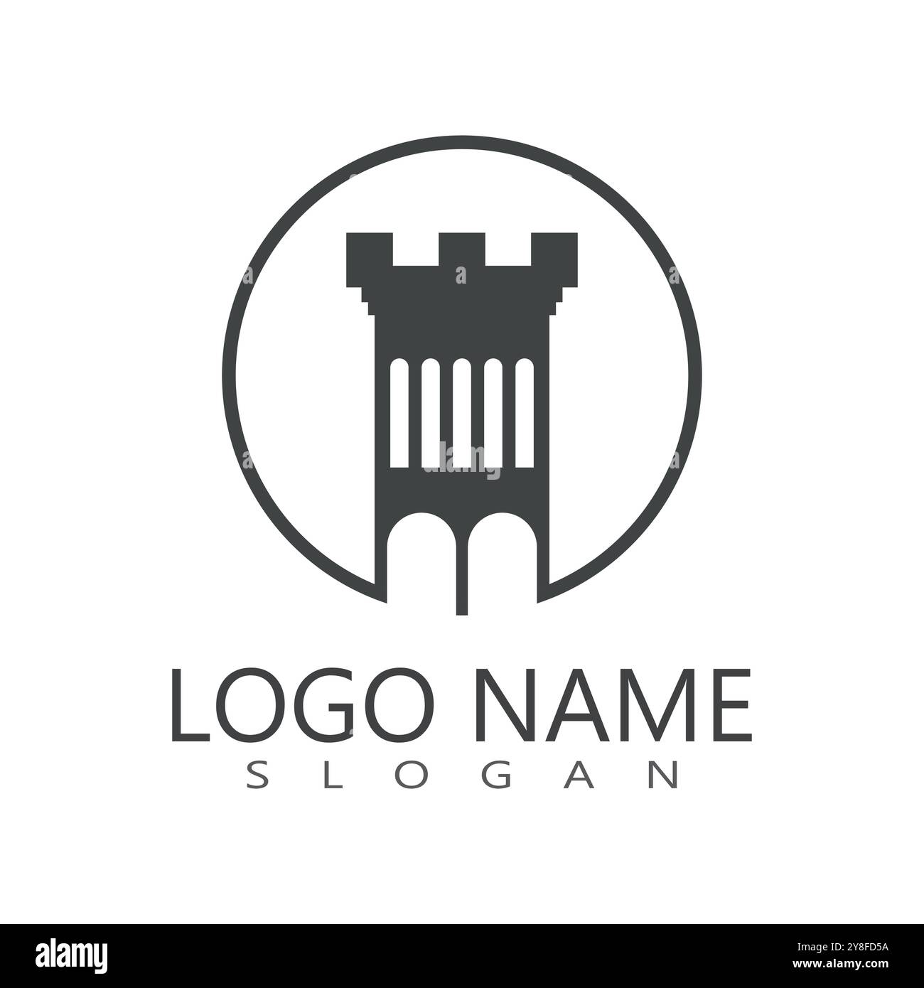 castle logo vector symbol Stock Vector Image & Art - Alamy