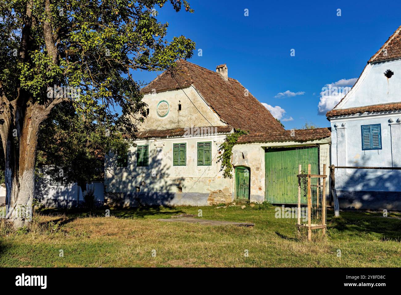 The Transylvanian Saxon Farms in Viscri Stock Photo - Alamy