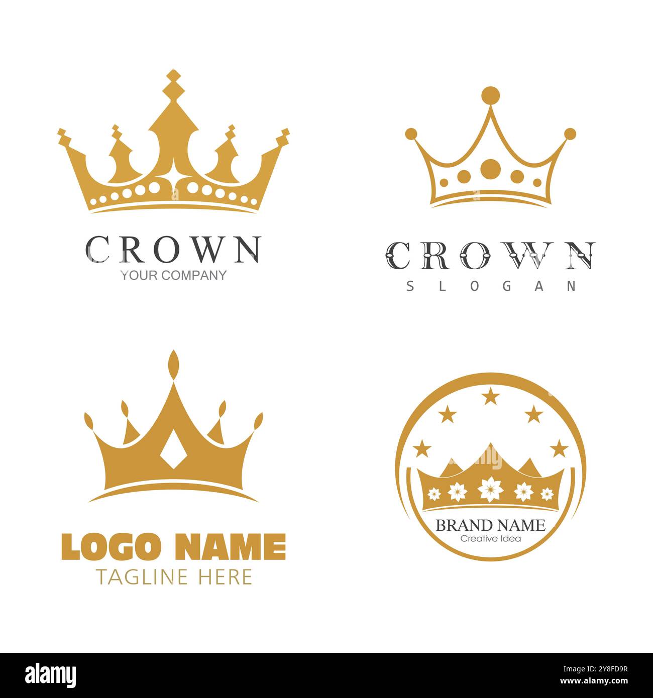 Royal crown vector vectors hi-res stock photography and images - Alamy