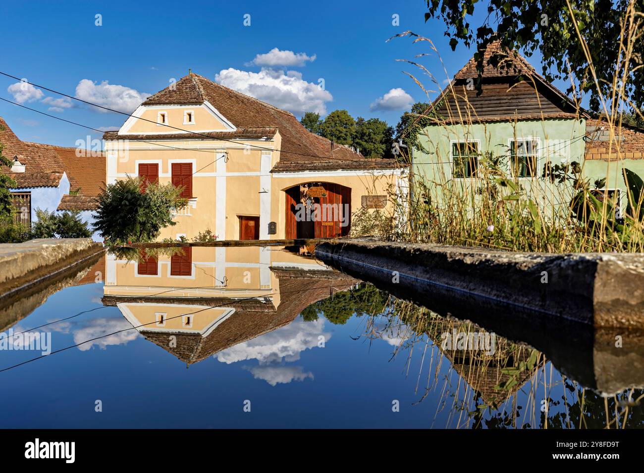 The Transylvanian Saxon Farms in Viscri Stock Photo - Alamy