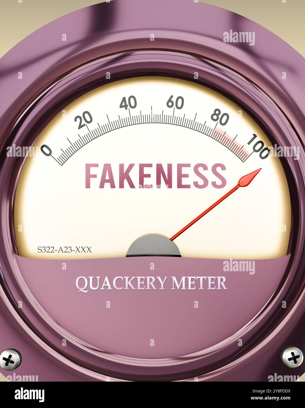 Fakeness and quackery that is hitting a full scale hi-res stock photography and images - Alamy