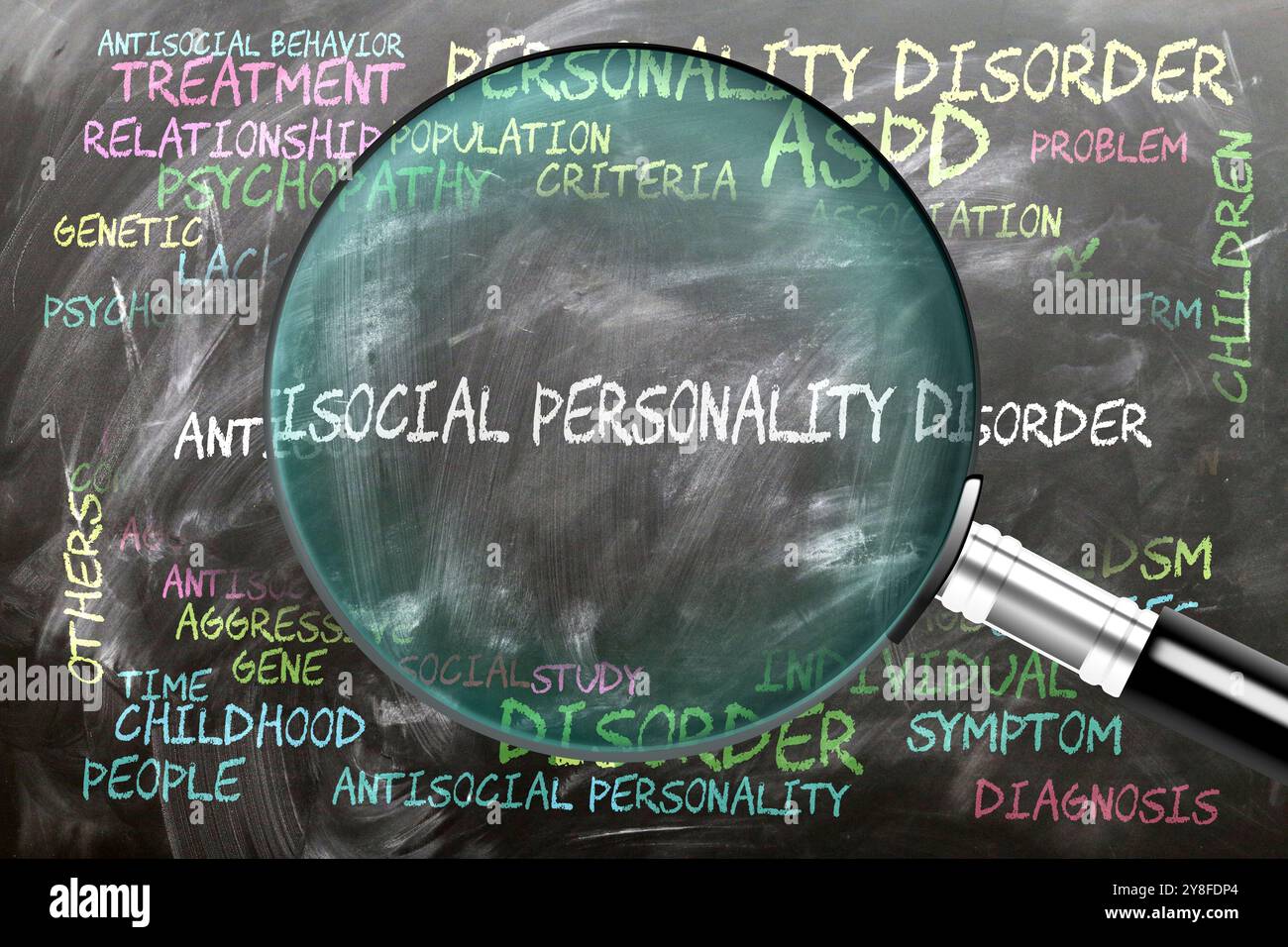 Borderline personality disorder being studied hi-res stock photography ...