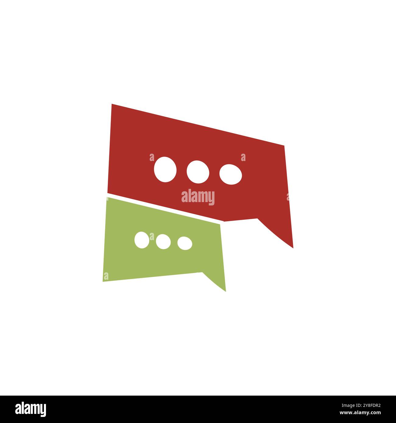 Buble chat icon Vector Illustration design Logo template Stock Vector ...