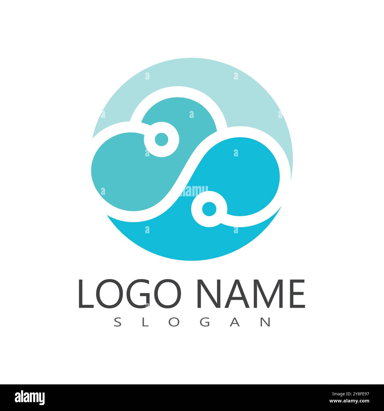 Cloud illustration logo vector flat design Stock Vector Image & Art - Alamy