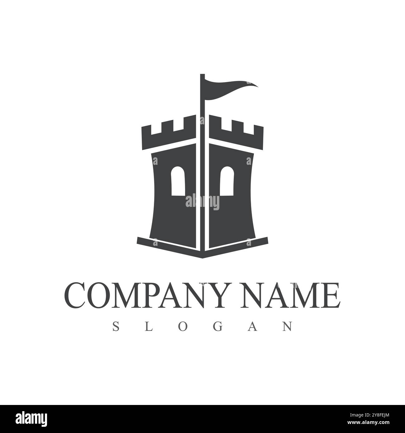 castle logo vector symbol Stock Vector Image & Art - Alamy