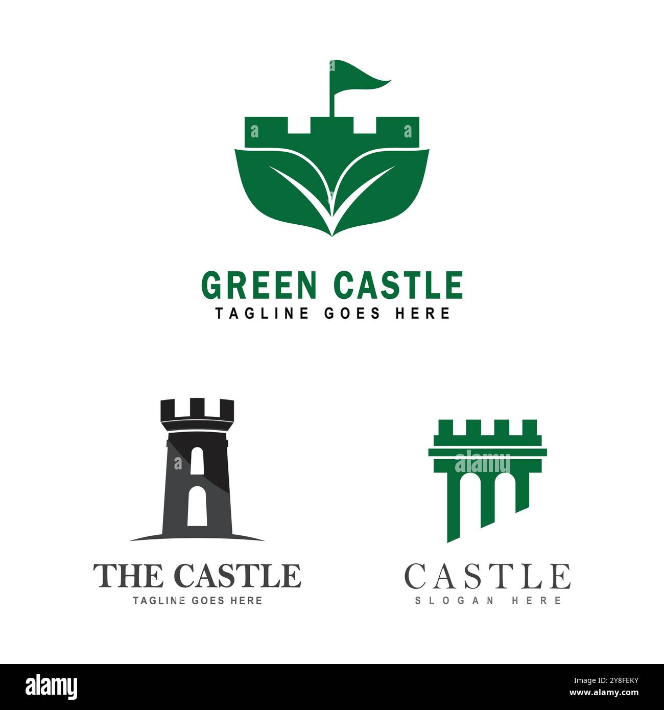 castle logo vector symbol Stock Vector Image & Art - Alamy