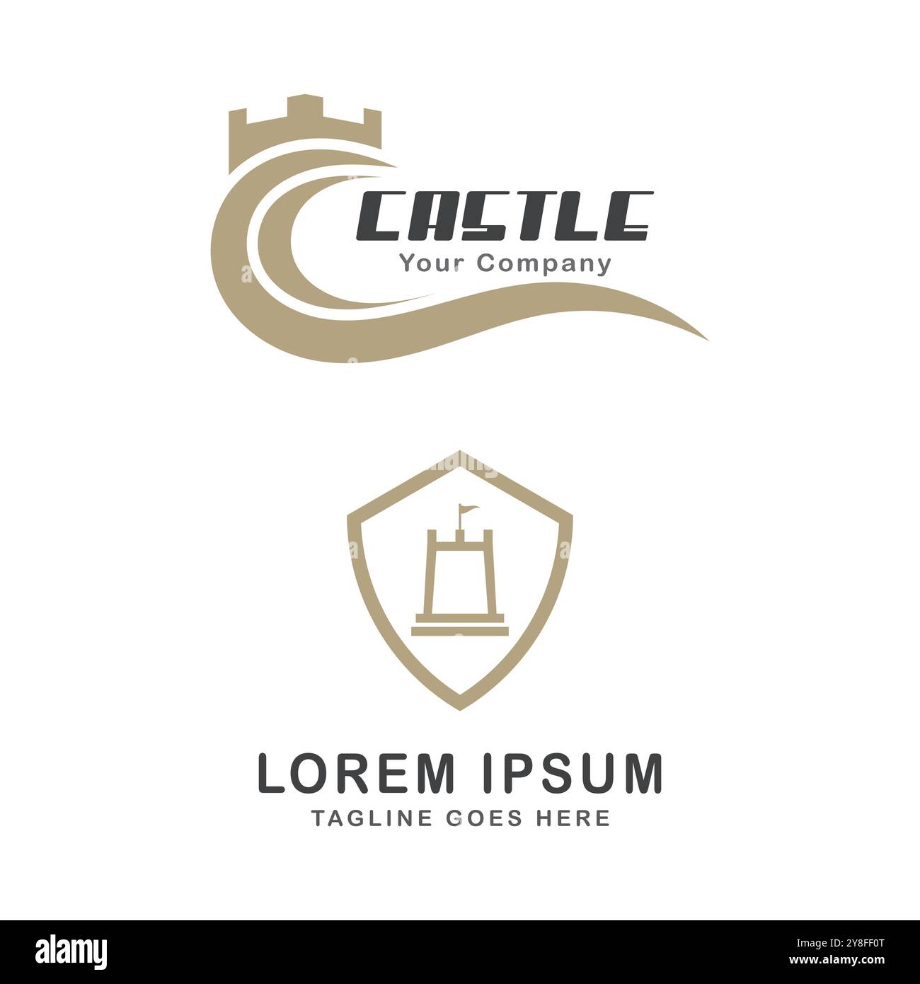 castle logo vector symbol Stock Vector Image & Art - Alamy