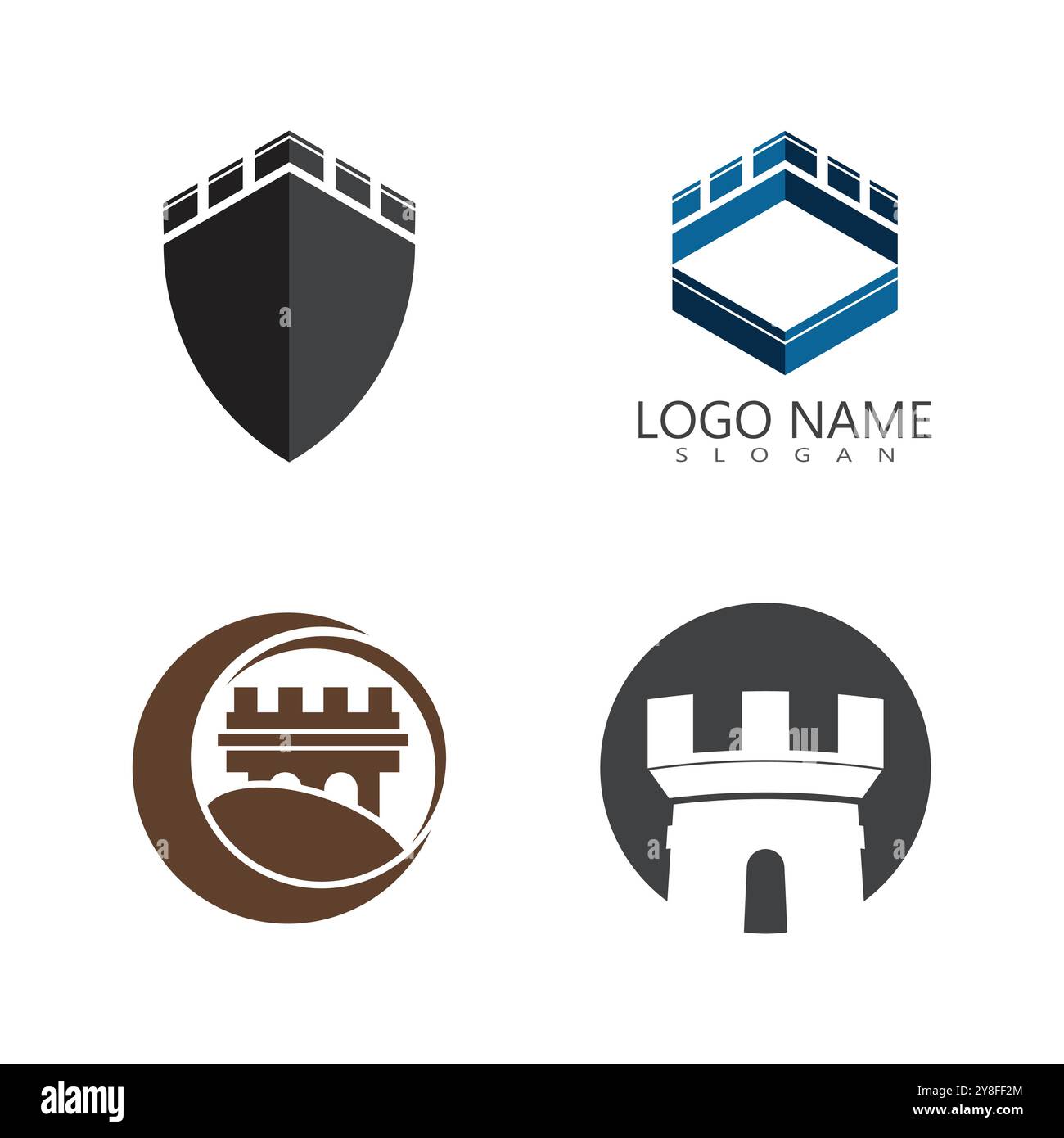 Concept castle Cut Out Stock Images & Pictures - Alamy