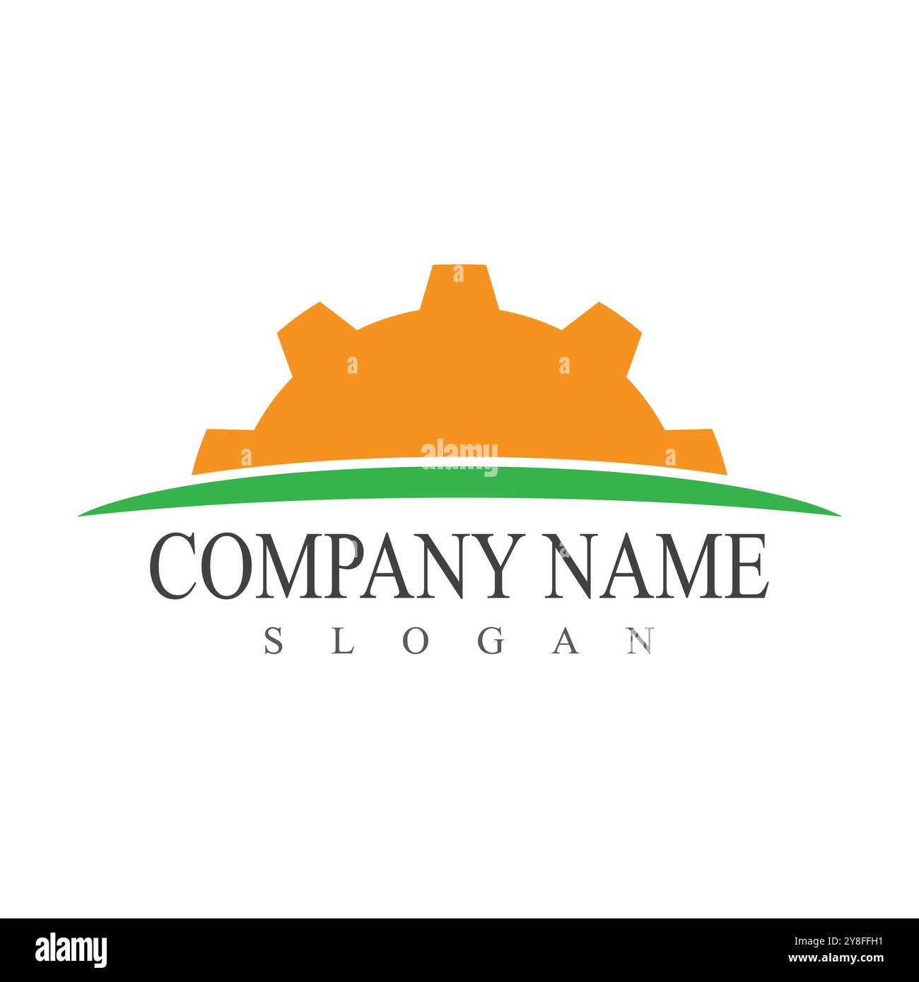 Gear template logo hi-res stock photography and images - Alamy