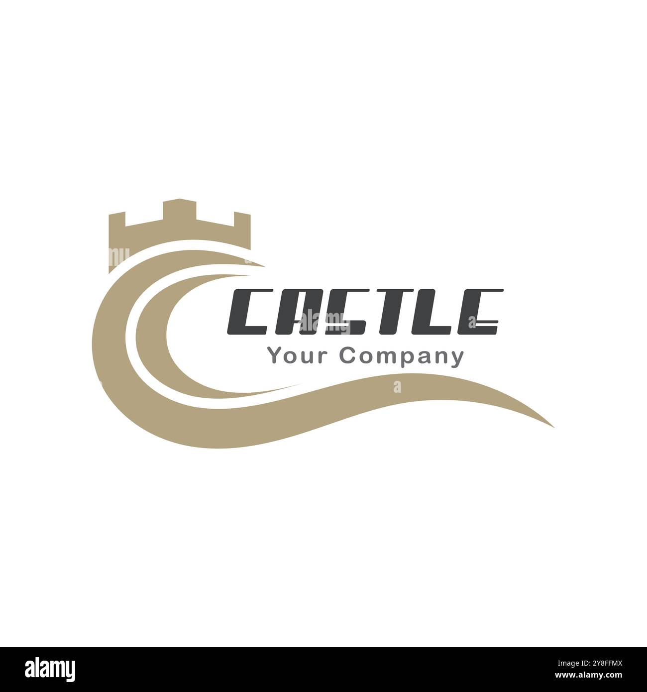 castle logo vector symbol Stock Vector Image & Art - Alamy