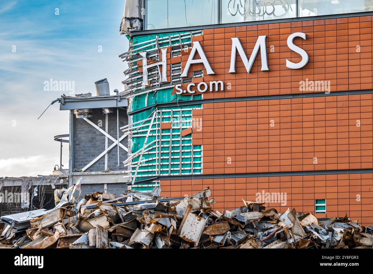 Debenhams departnent store demolition in redevelopment of Ocean ...