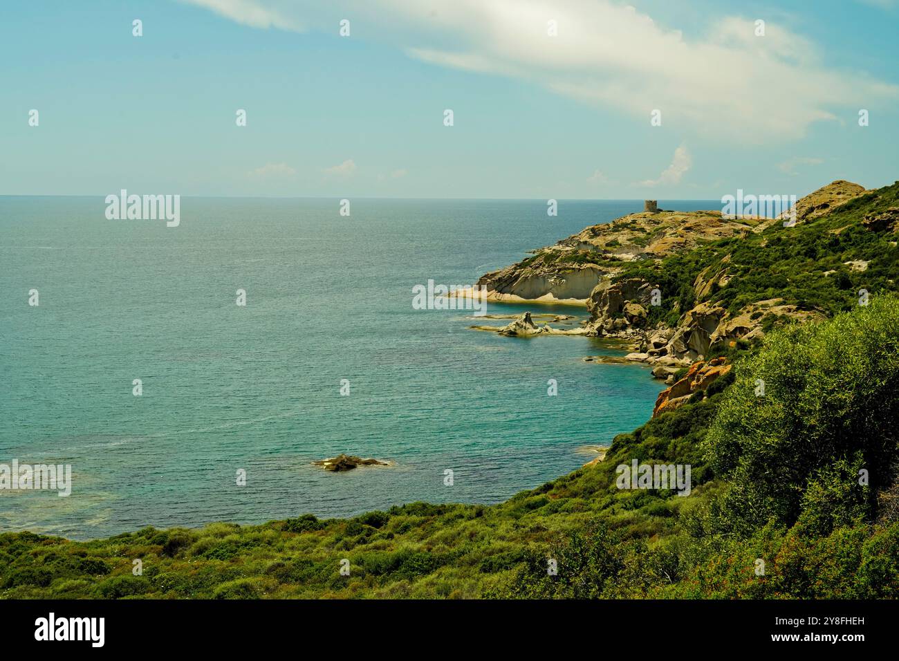 The SP 49 provincial road, that connects Bosa to Alghero, is one of the ...