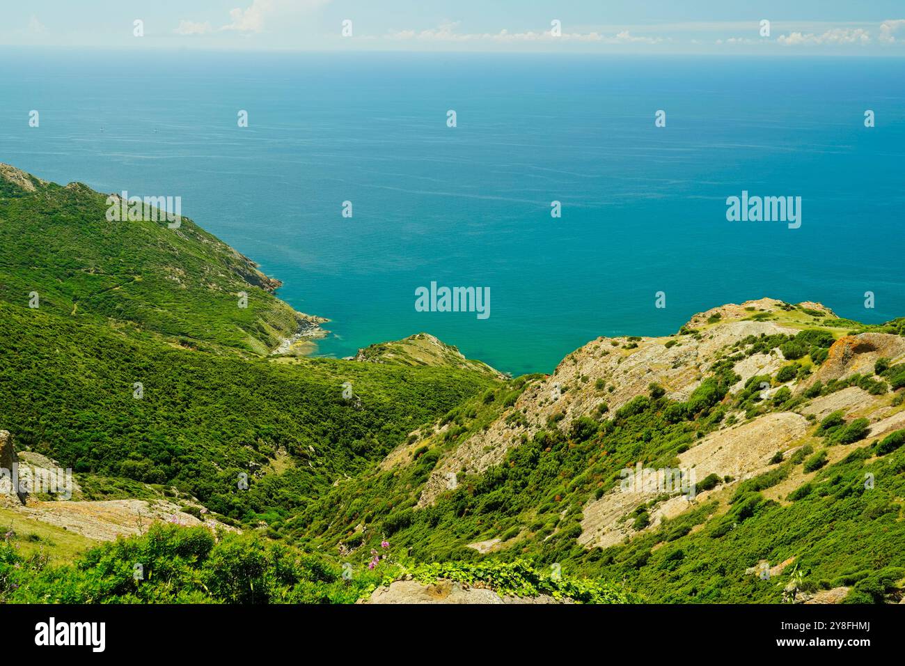 The SP 49 provincial road, that connects Bosa to Alghero, is one of the ...