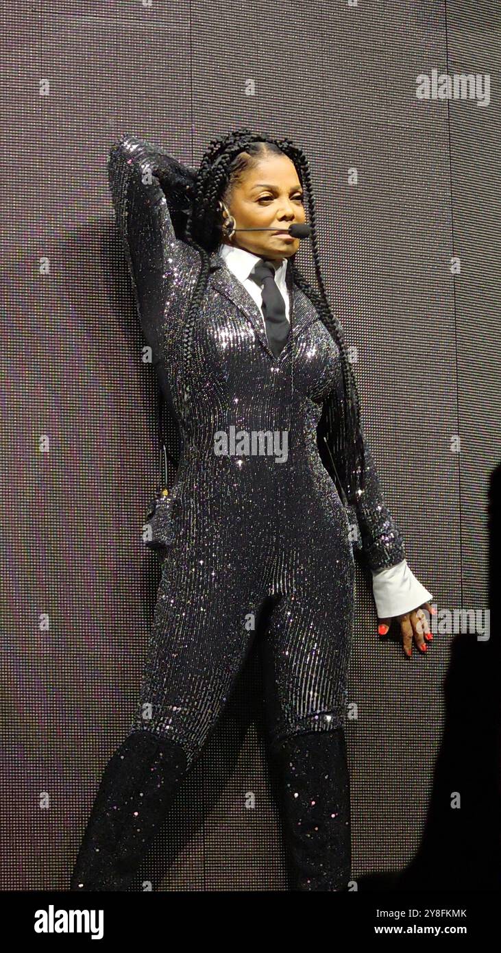 Janet Jackson Live at Utilita Arena Birmingham, UK Stock Photo - Alamy