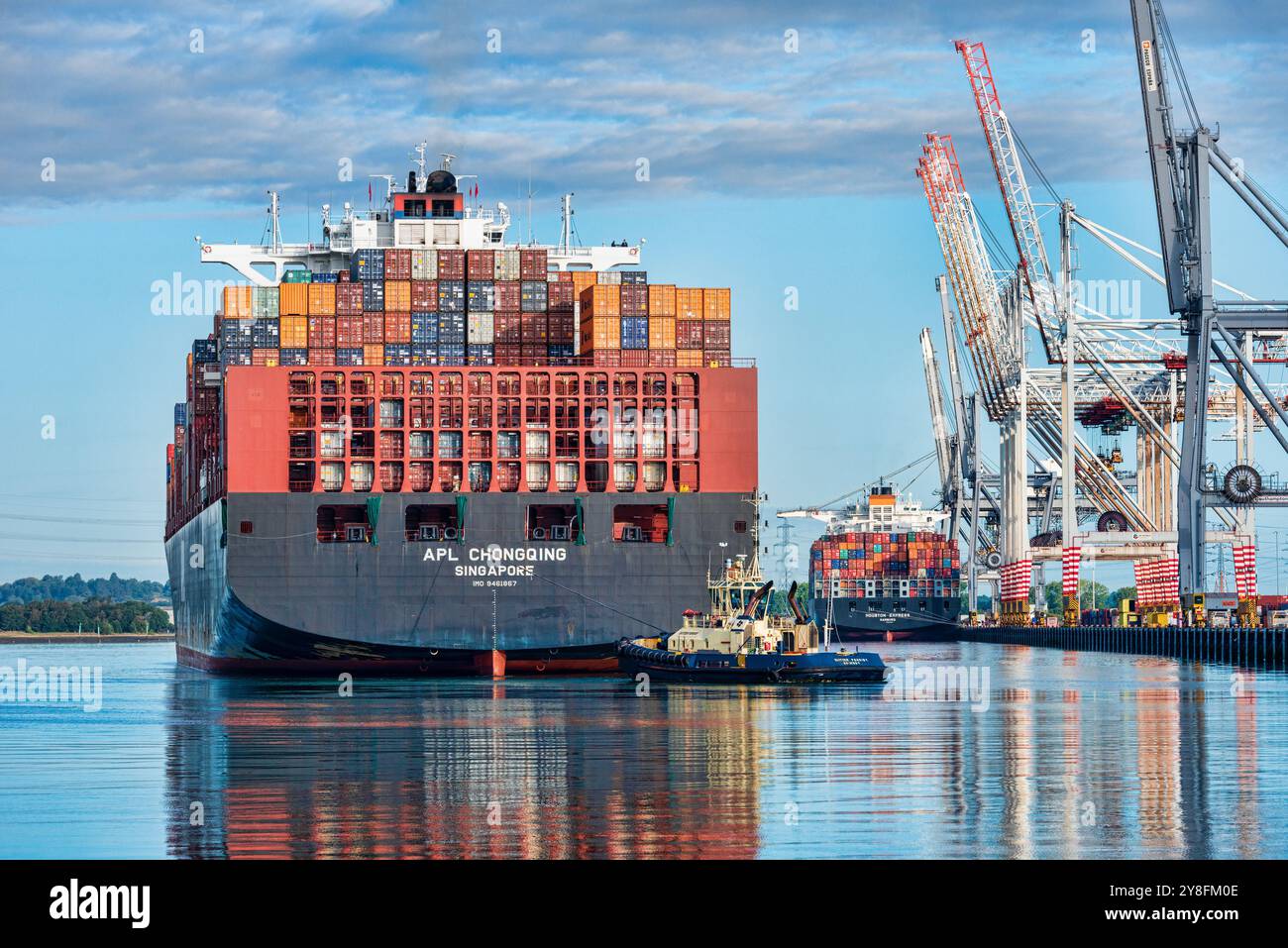 APL Chongqing is a container ship operated by APL, now part of the CMA ...