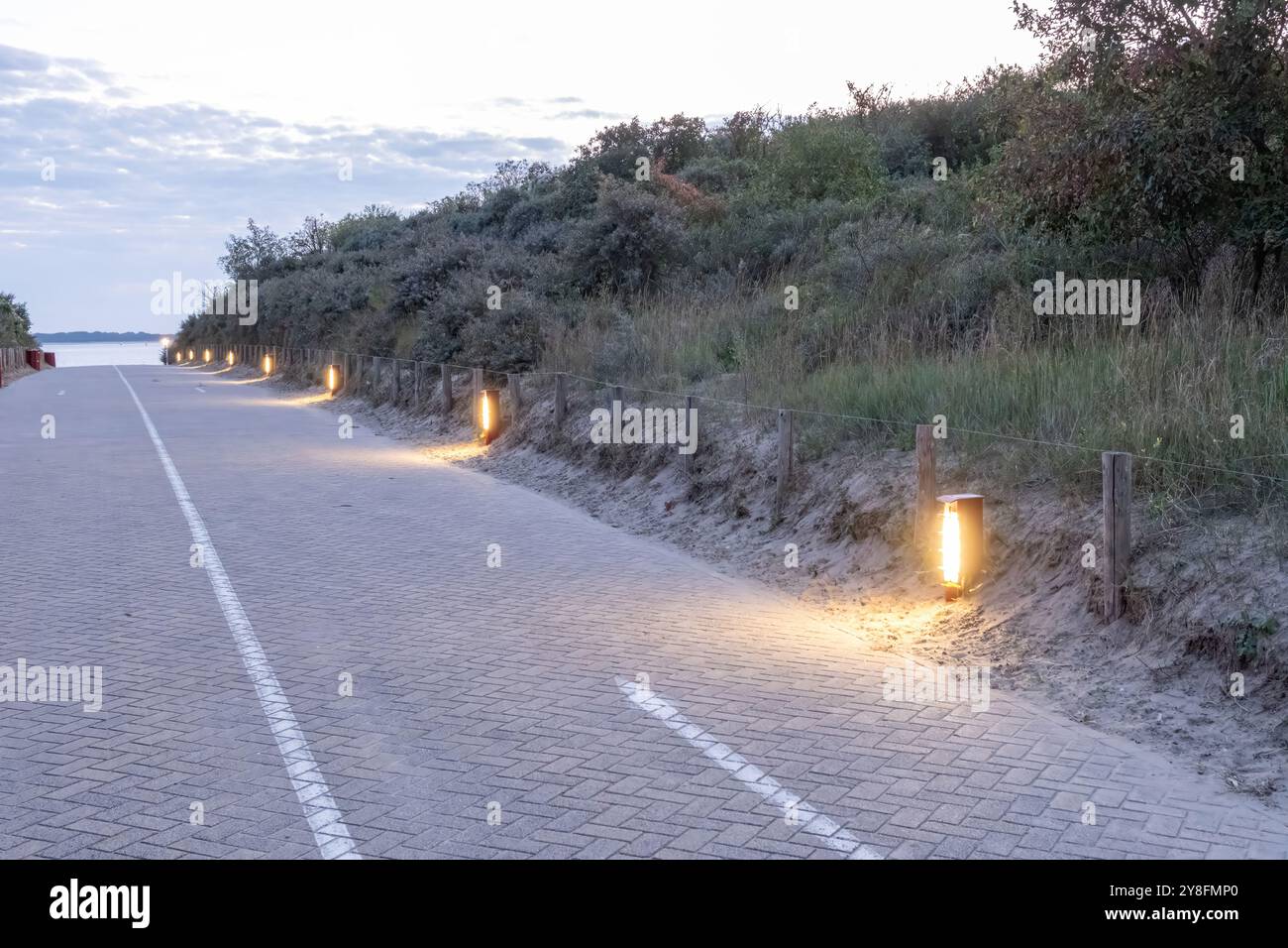 Lighted boardwalk hi-res stock photography and images - Alamy