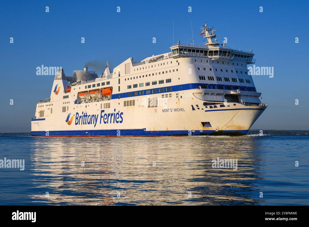 Mont St. Michel is a cross-Channel ferry operated by Brittany Ferries ...