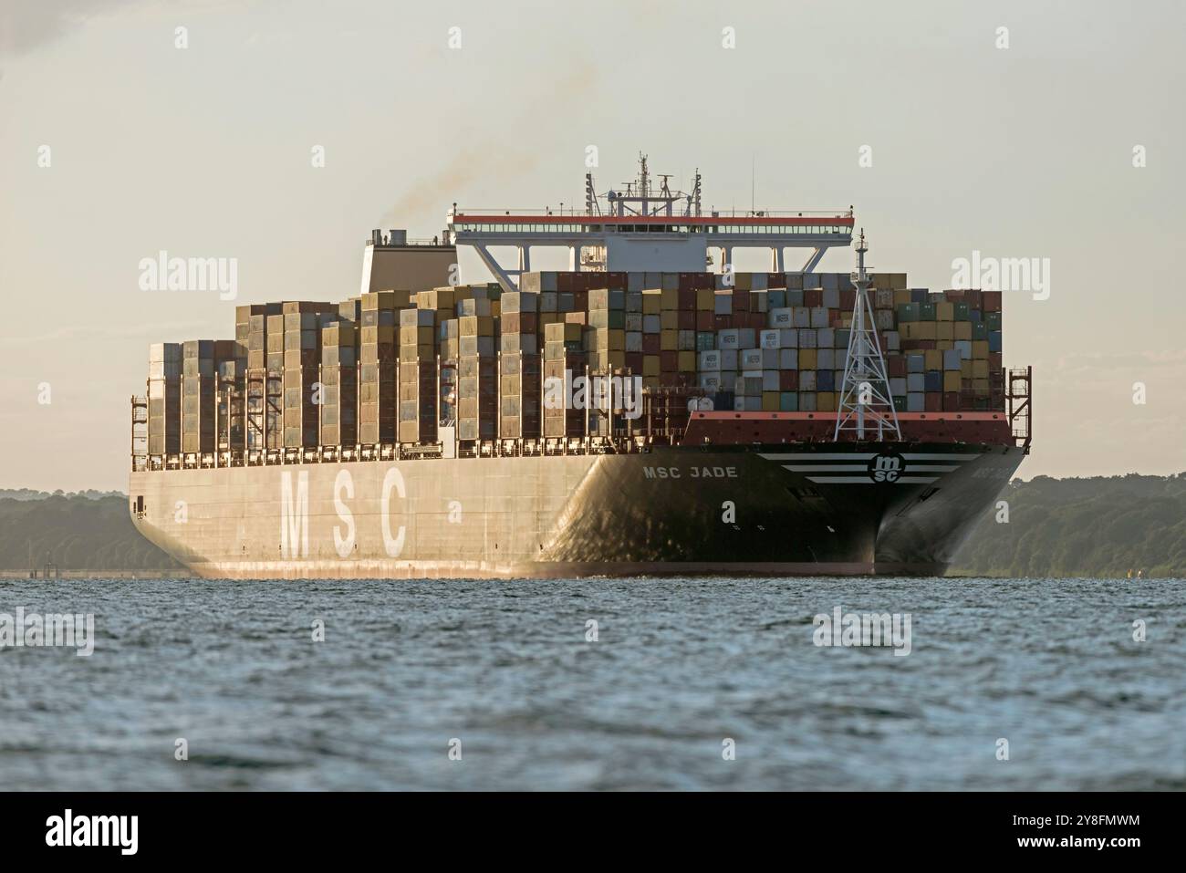 MSC Jade, an Ultra-Large Container Carrier operated by the ...