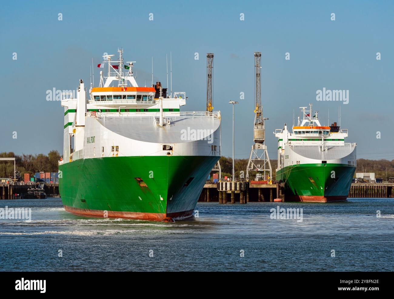 Point class RO-RO sealift vessels operated by Foreland Shipping. They ...