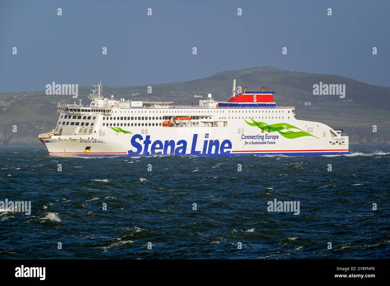 Stena Estrid, an E-Flexer ferry operated by Stena Line on the Irish Sea ...