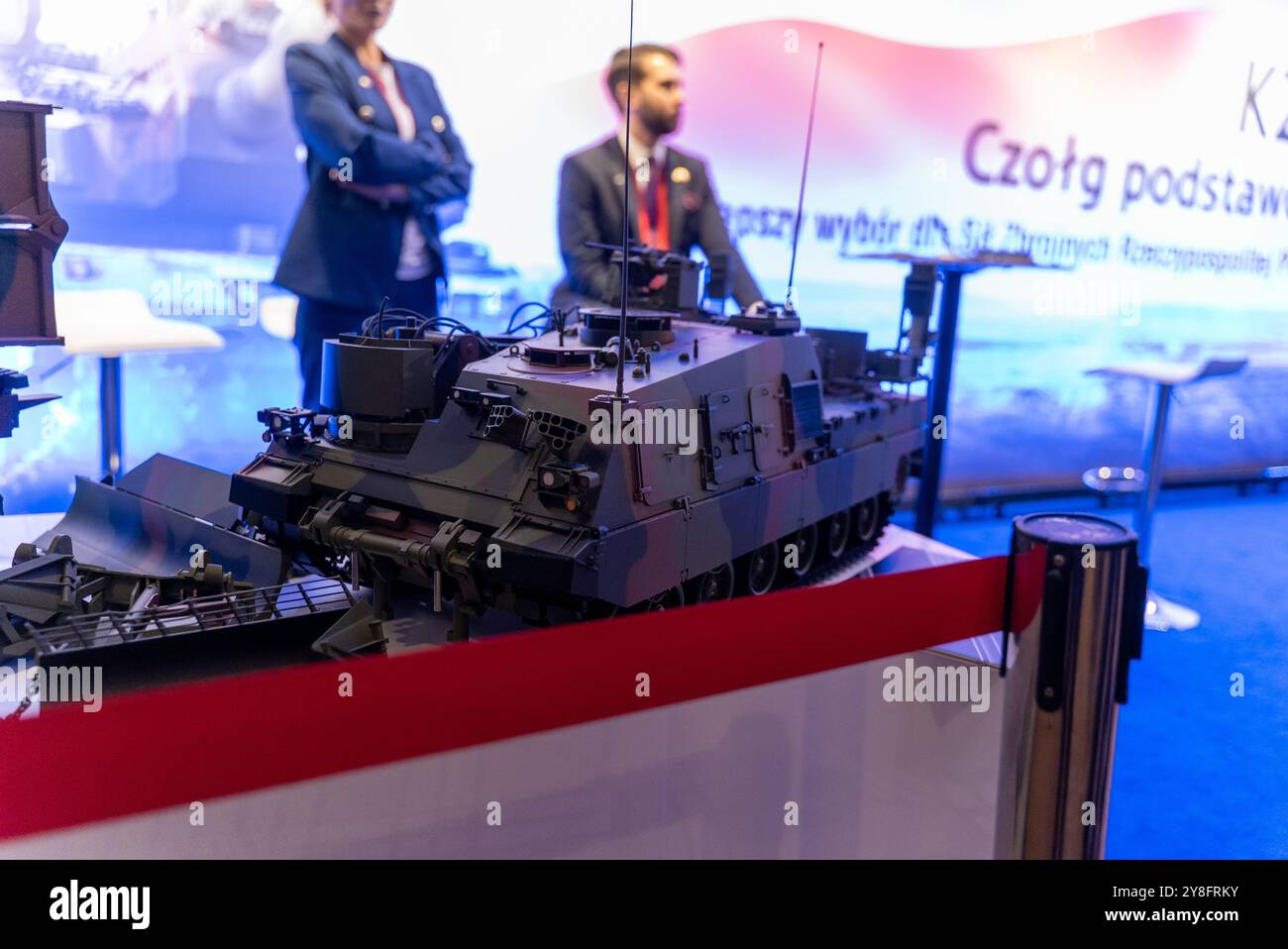 K2 CEV model displayed during the Warsaw Security Forum 2024 in Warsaw ...