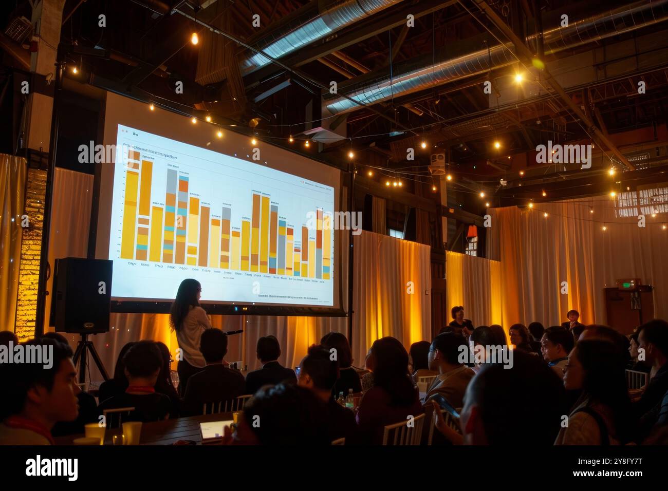 Create an image for a pitch deck. The slide is suppose to represent how ...