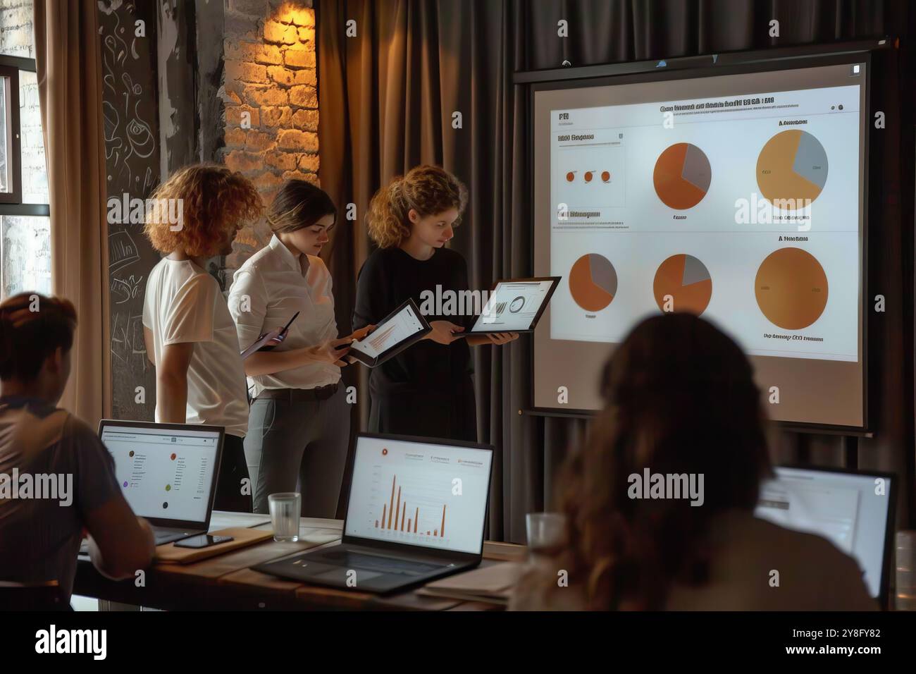Visual representation of employee performance metrics for ceos and hr ...