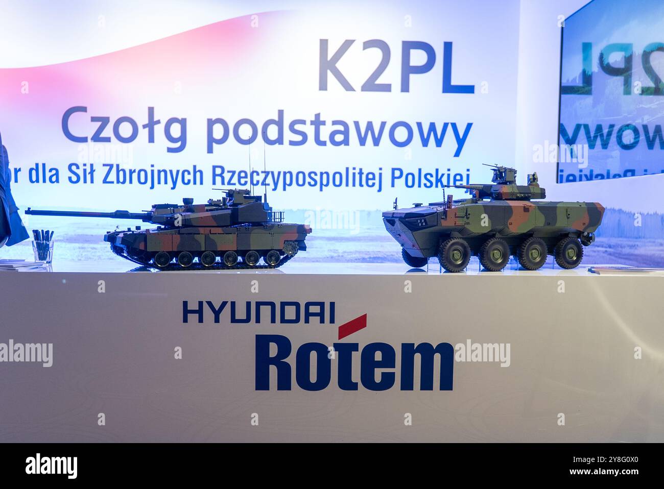 Warsaw, Poland. 1st Oct, 2024. K2 Black Panther and The prototype of ...