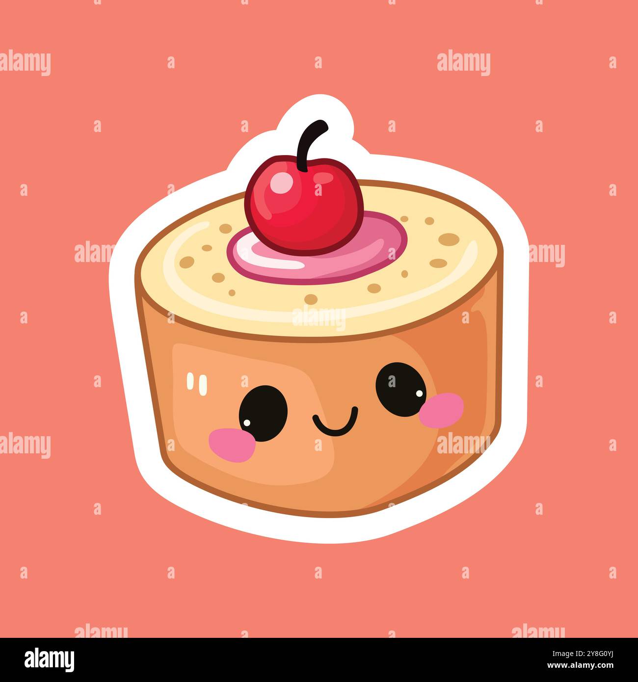 Triangle cake slice Stock Vector Images - Alamy